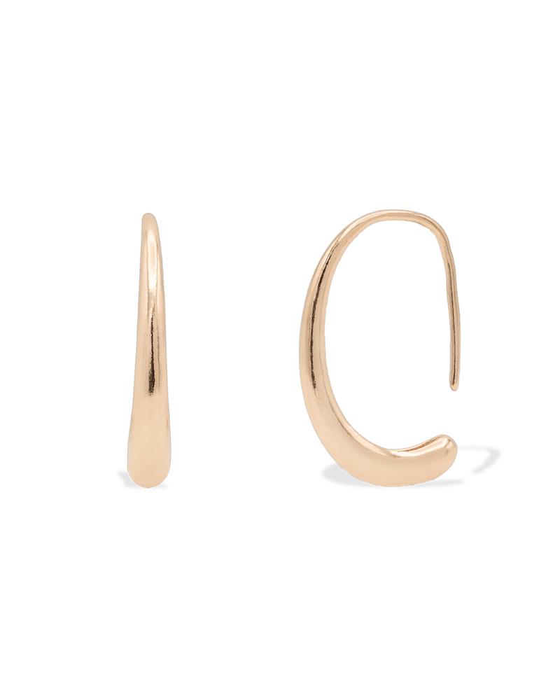 Cercei de ocazie din argint 925 placat cu aur roz | IONA