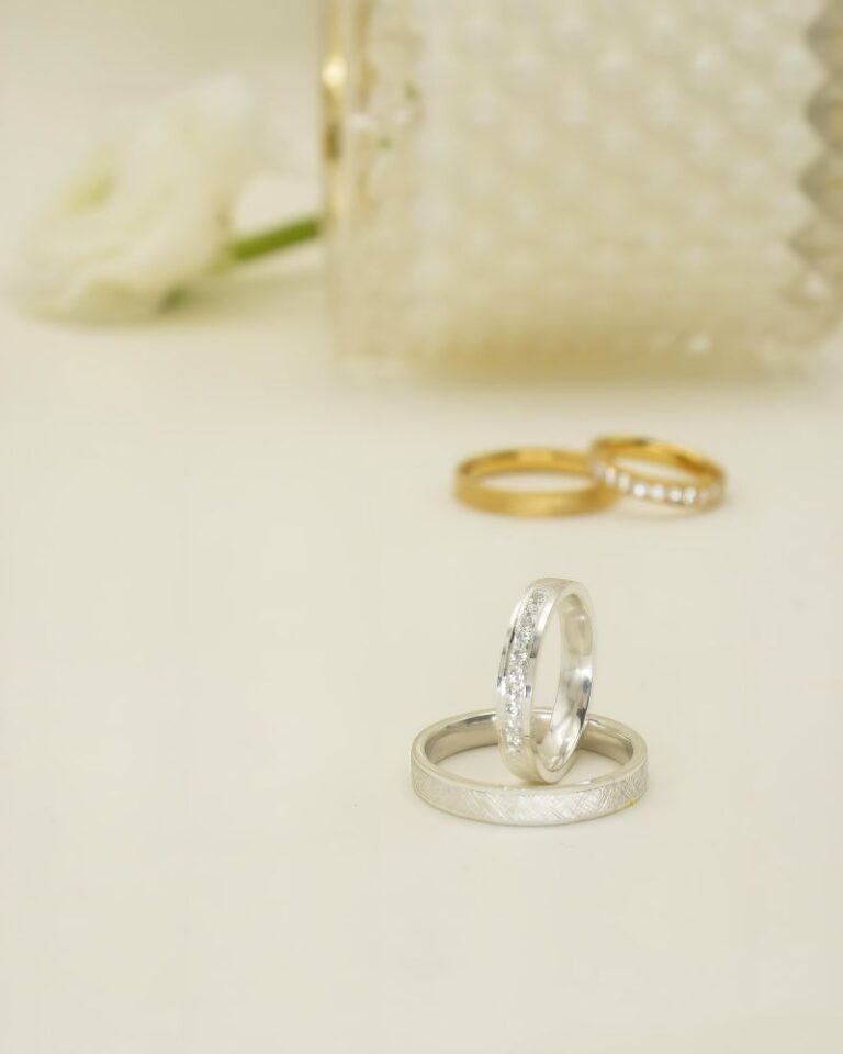 Verighete Confort Interior, Aur Alb | IONA